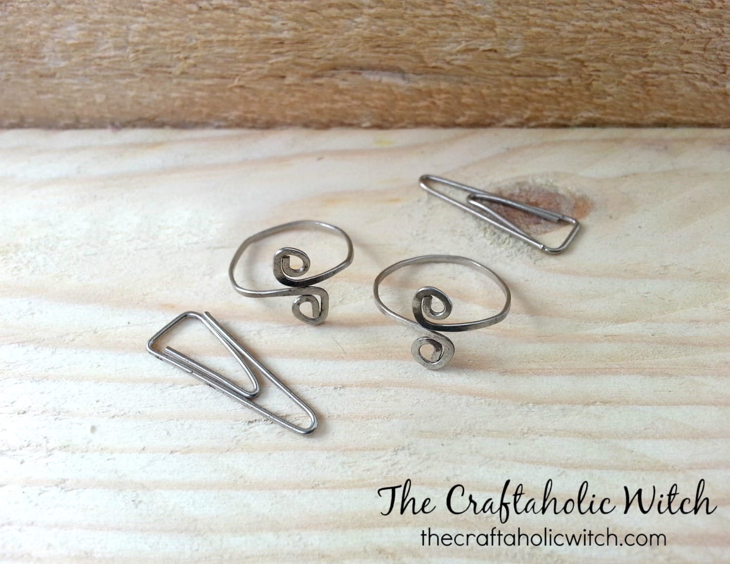 Create Rings from Paper Clips! (Turn an old paper-clip into a fancy ...