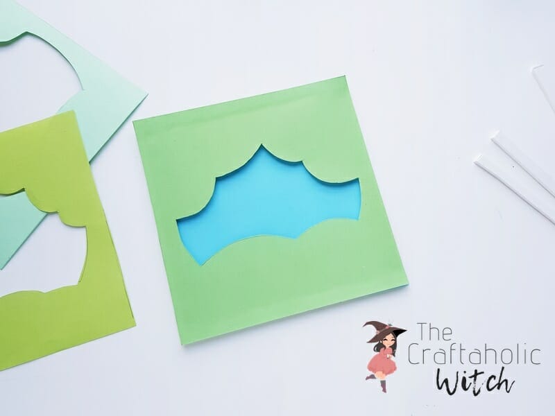 How to Make a 3D Layered Paper Art Scene (+ Free Template)