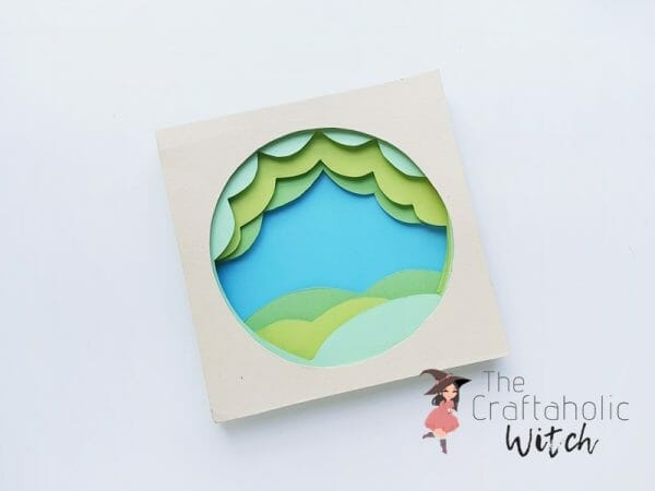 How to Make a 3D Layered Paper Art Scene (+ Free Template)