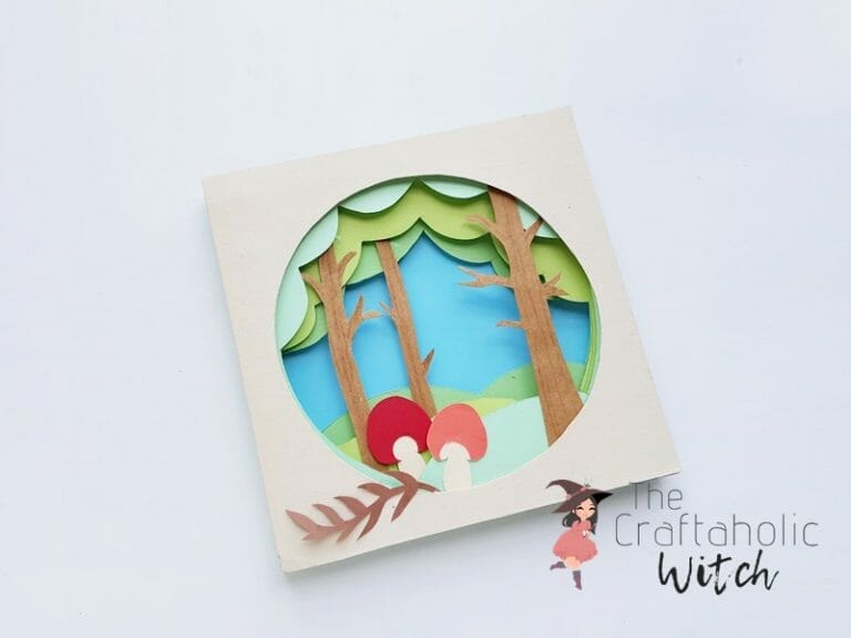 How to Make a 3D Layered Paper Art Scene (+ Free Template)