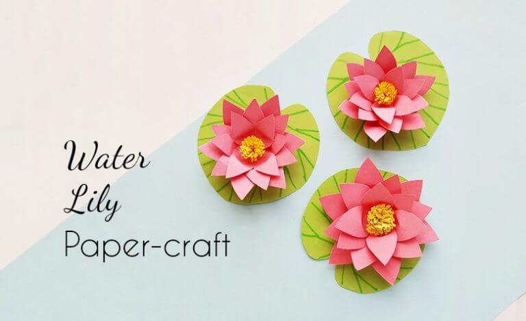 How to Make a Pretty Paper Lily (+ Free Printable Template)