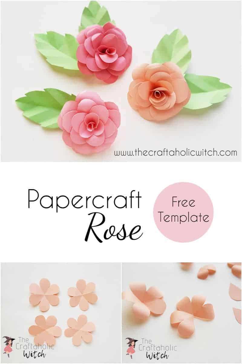 How to Make Paper Roses (+ Video Tutorial and Free Template)