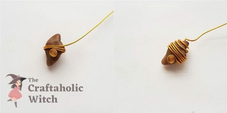 How to Wire Wrap Stones & Make Pendant (3 Easy Technique)