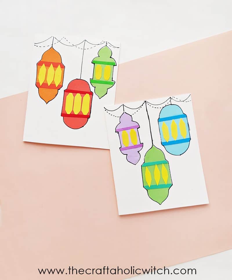 How to Make Eid Greeting Cards (+Free Printable Template)