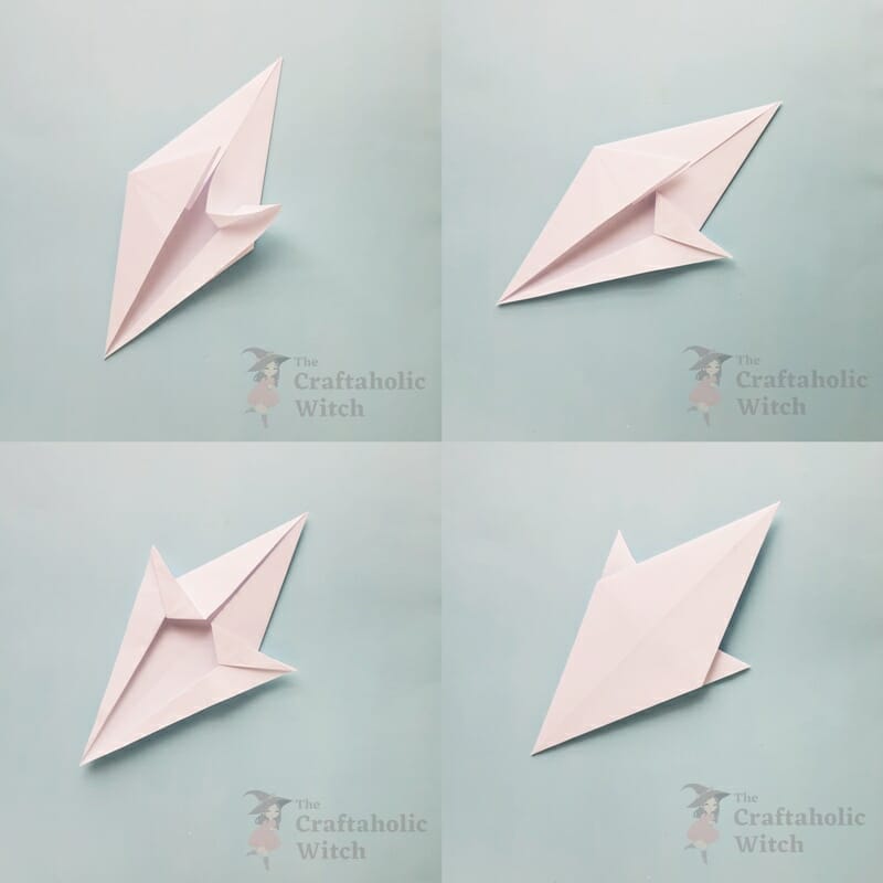 How to Make Easy Origami Ghost (Folding Instruction + Video)