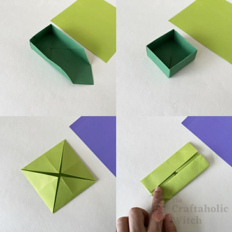 3 Ways of Making Origami Boxes with Paper & Lid (with Video)