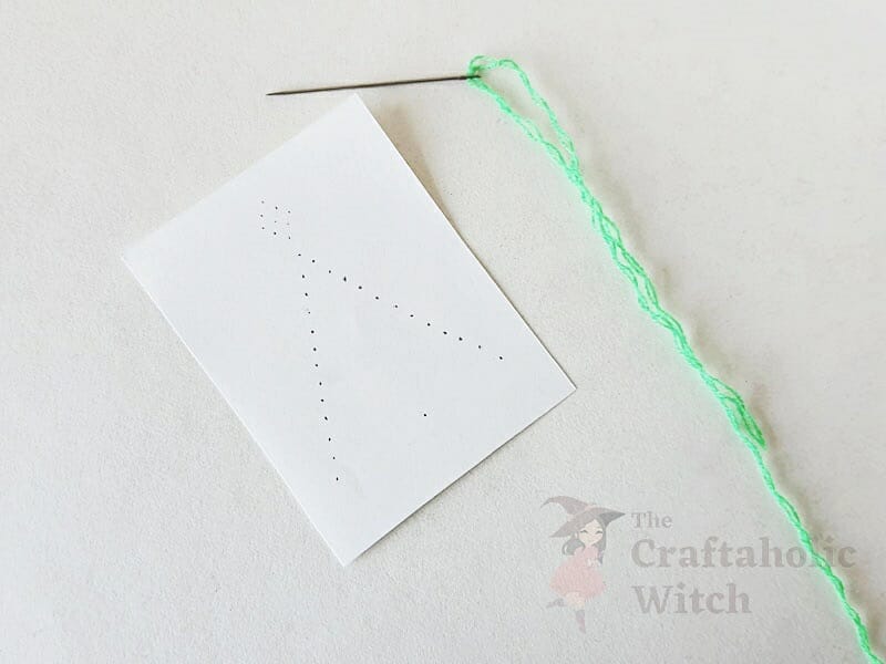 How to Make Easy Christmas Tree String Art (+ Free Template)