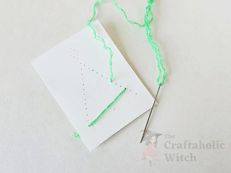 How to Make Easy Christmas Tree String Art (+ Free Template)
