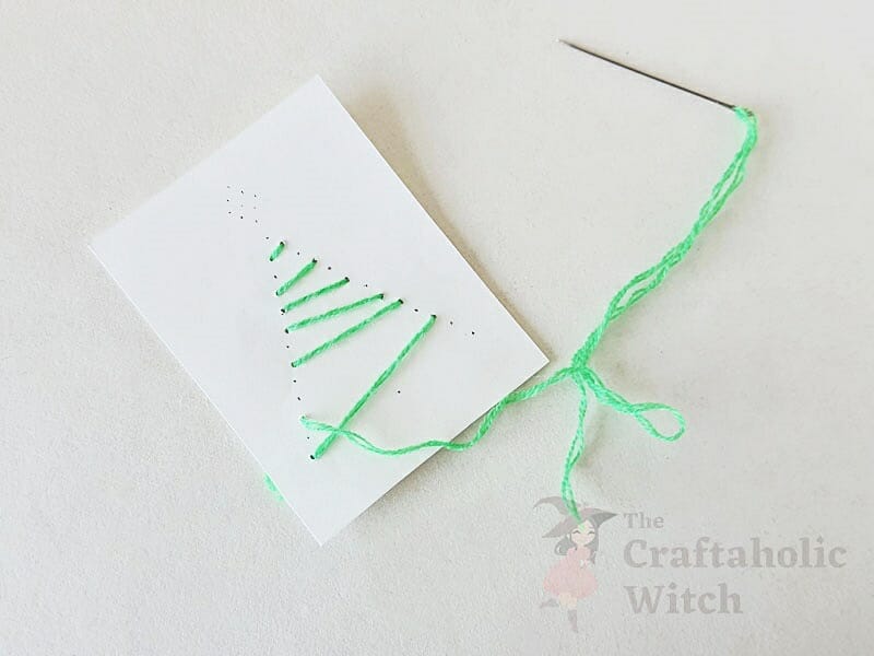 How to Make Easy Christmas Tree String Art (+ Free Template)