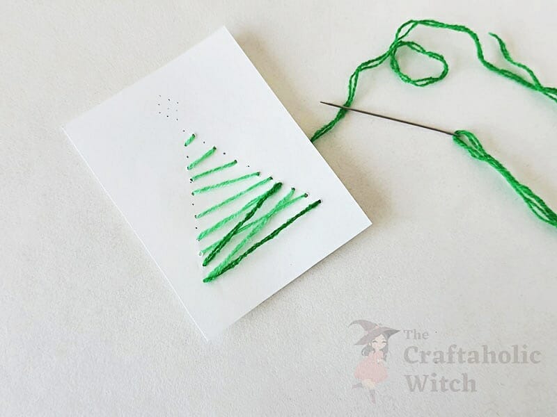 How to Make Easy Christmas Tree String Art (+ Free Template)