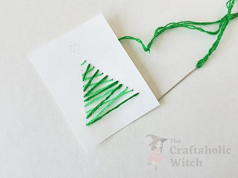 How to Make Easy Christmas Tree String Art (+ Free Template)