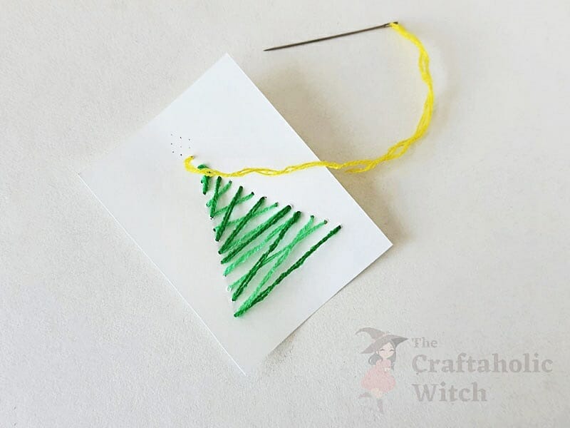 How to Make Easy Christmas Tree String Art (+ Free Template)