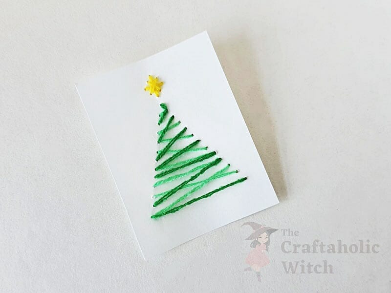 How to Make Easy Christmas Tree String Art (+ Free Template)