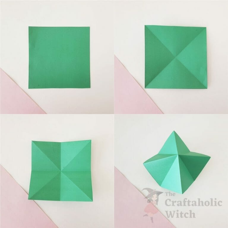 How to Make Origami Christmas Trees (Instructions + Video)