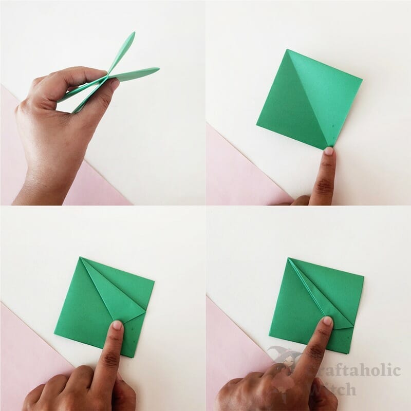 How to Make Origami Christmas Trees (Instructions + Video)