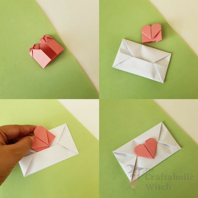 2 Ways to Make an Origami Heart Envelope (Instruction + Video) | The ...