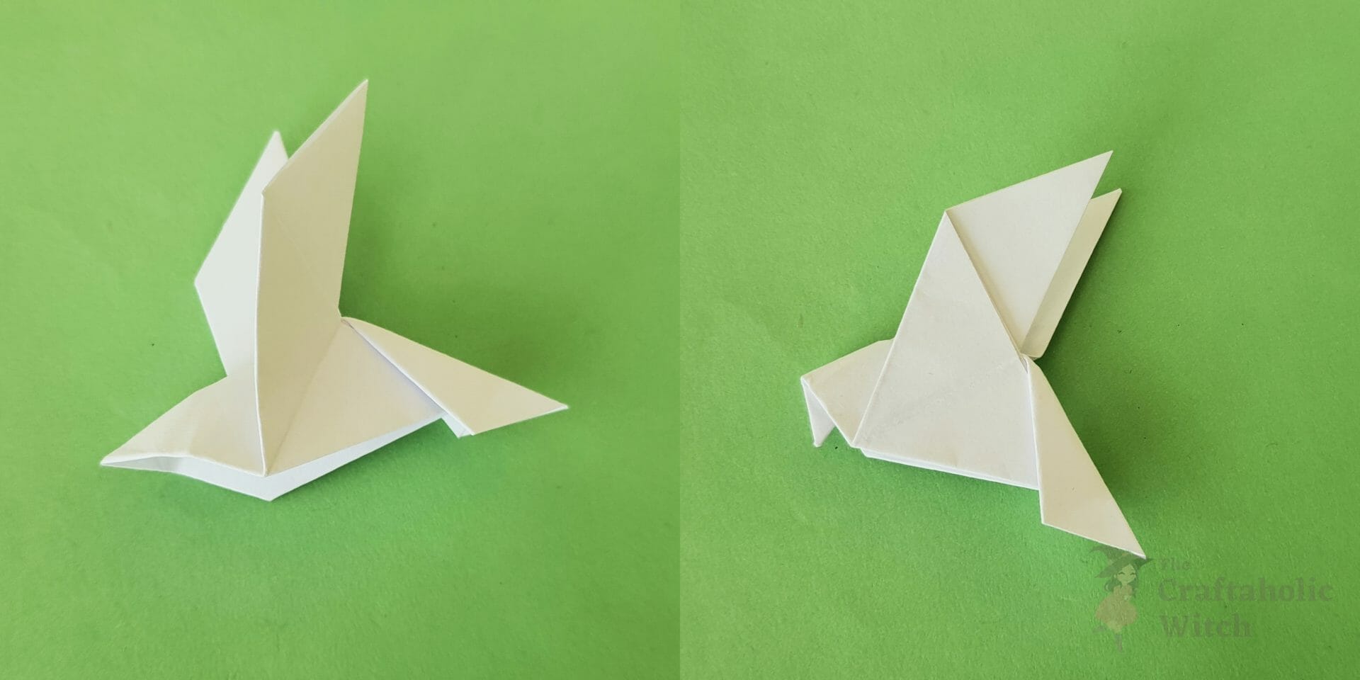 How to Make Origami Dove/Pigeon Birds (Instructions + Video)