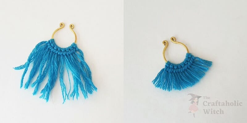 How to Make Macrame Earrings (Free Pattern) + Video Tutorial