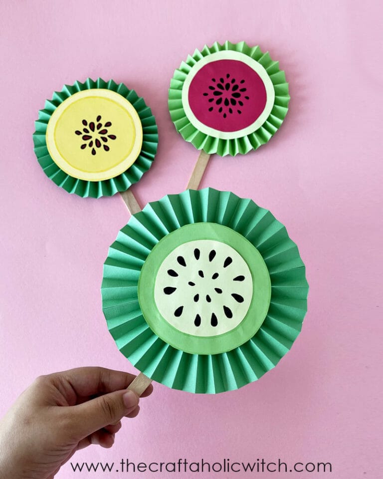 How to Make a Paper Fan (5 Free Templates) + Video Tutorial