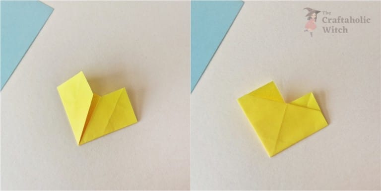 How to Make a Heart Out of a Sticky Note in 3 Minutes +Video | The Craftaholic Witch
